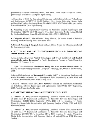 Ajay Vikram Singh | DOC | Computer Networking | Computing