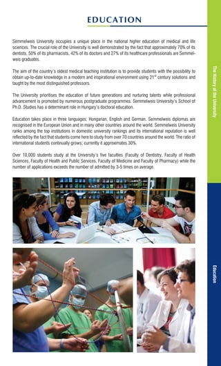 Semmelweis University brochure_2014_small | PDF