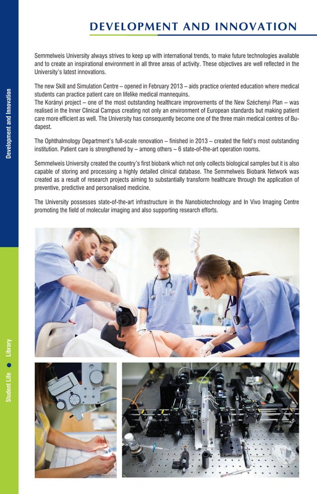Semmelweis University brochure_2014_small | PDF