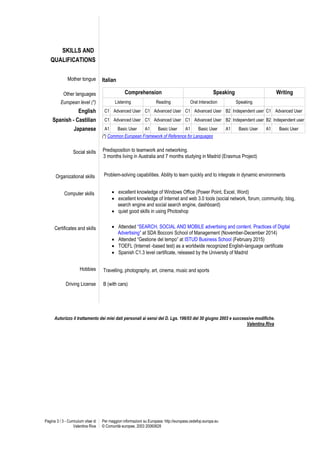 CV_Valentina_Riva_ENG2015 | PDF