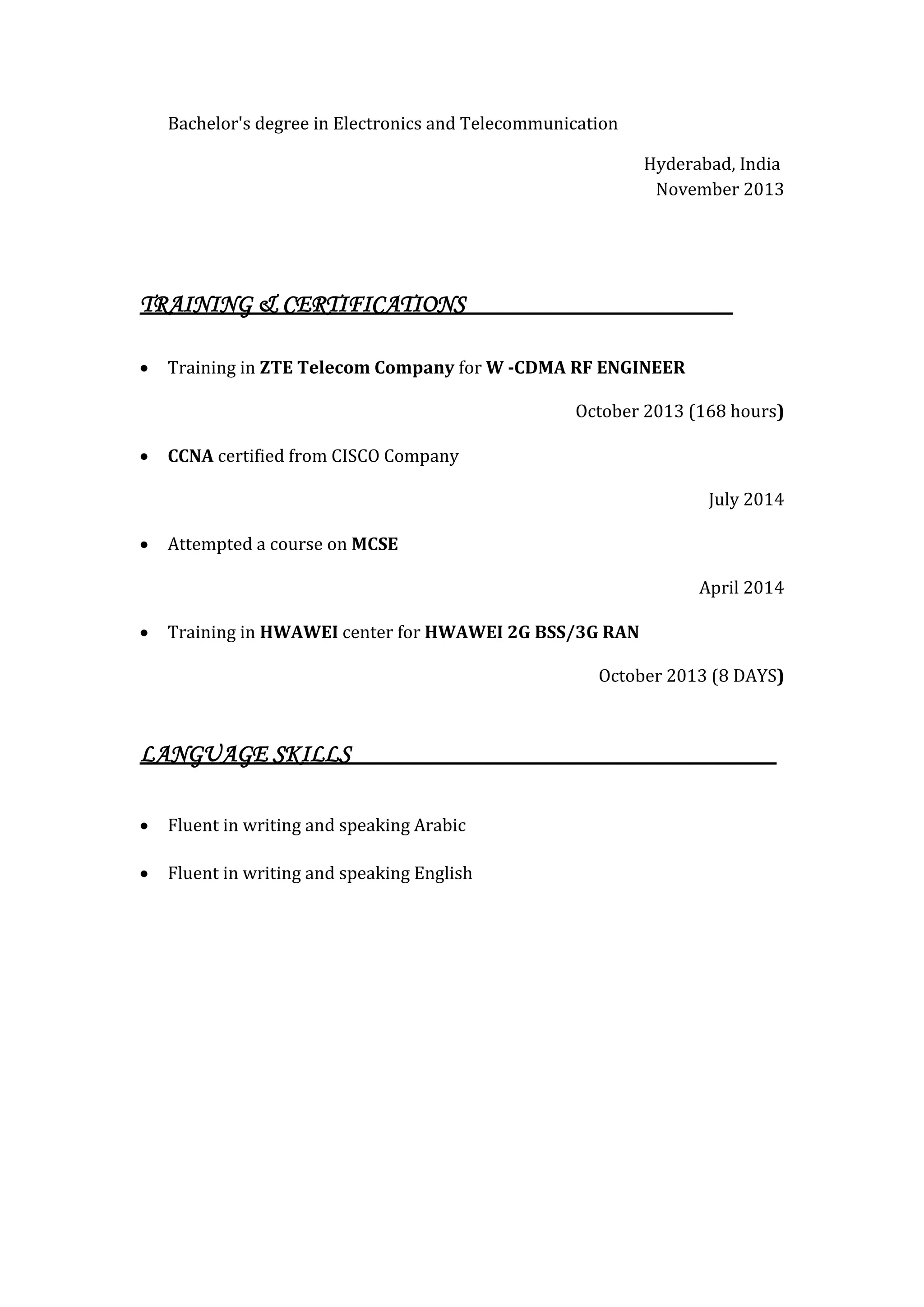 MAJED A.KADER CV | PDF