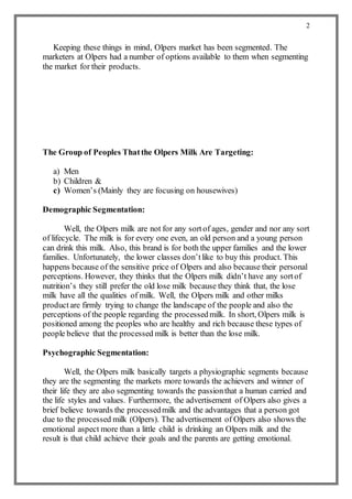 Olpers Report | DOCX