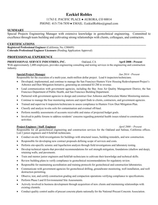 Ezekiel Robles Resume | PDF
