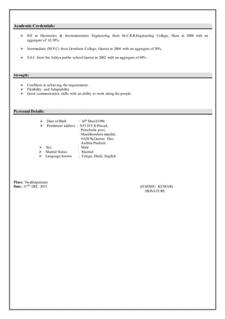 seshu resume (1) | DOCX