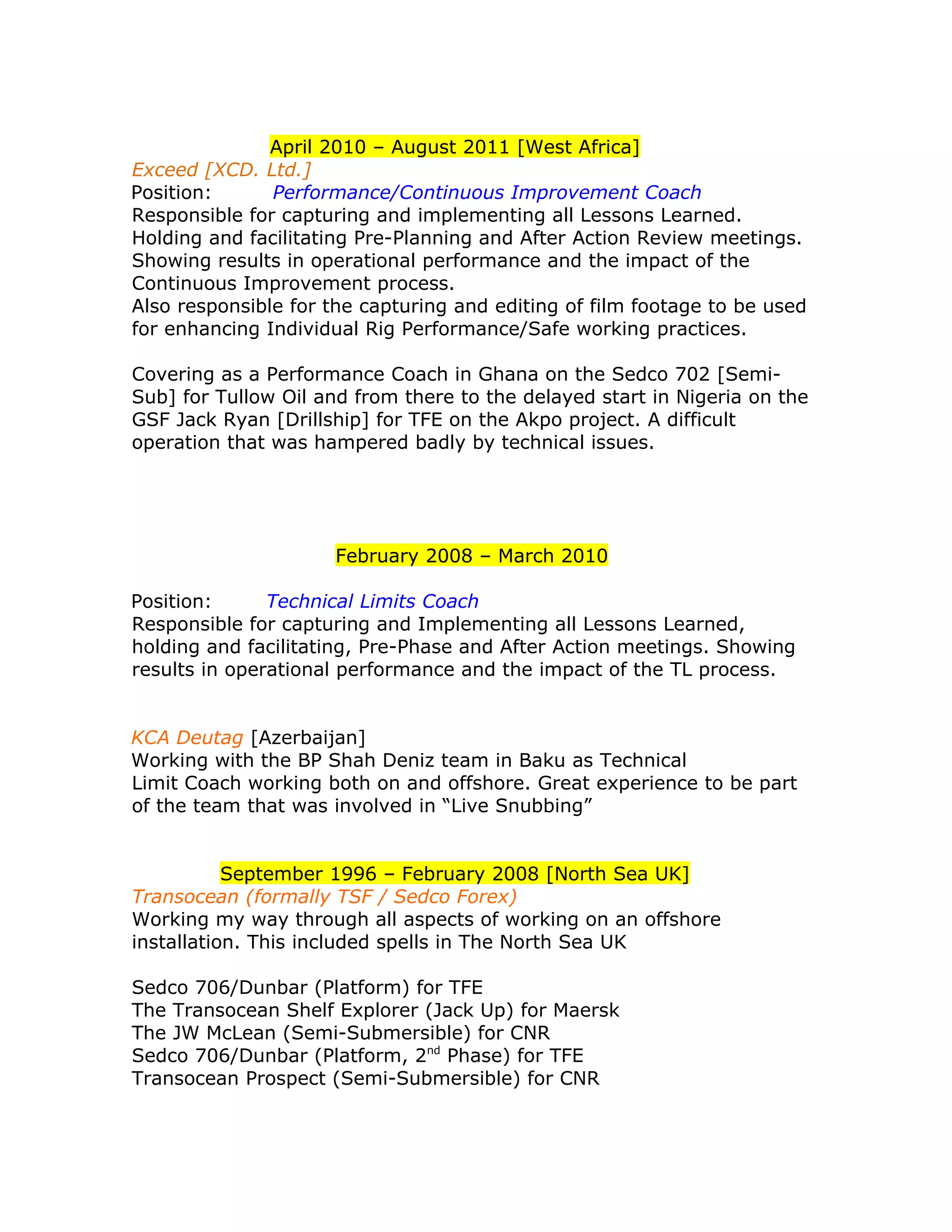 Scott Donaldson CV - Copy - for merge | DOC