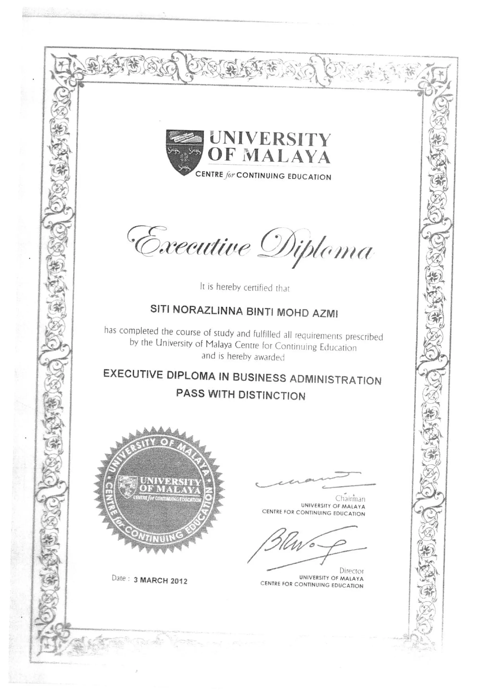 Diploma Transcript | PDF