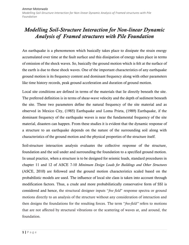 Soil Structure Interaction | PDF | Civil Engineering Industry | Industries