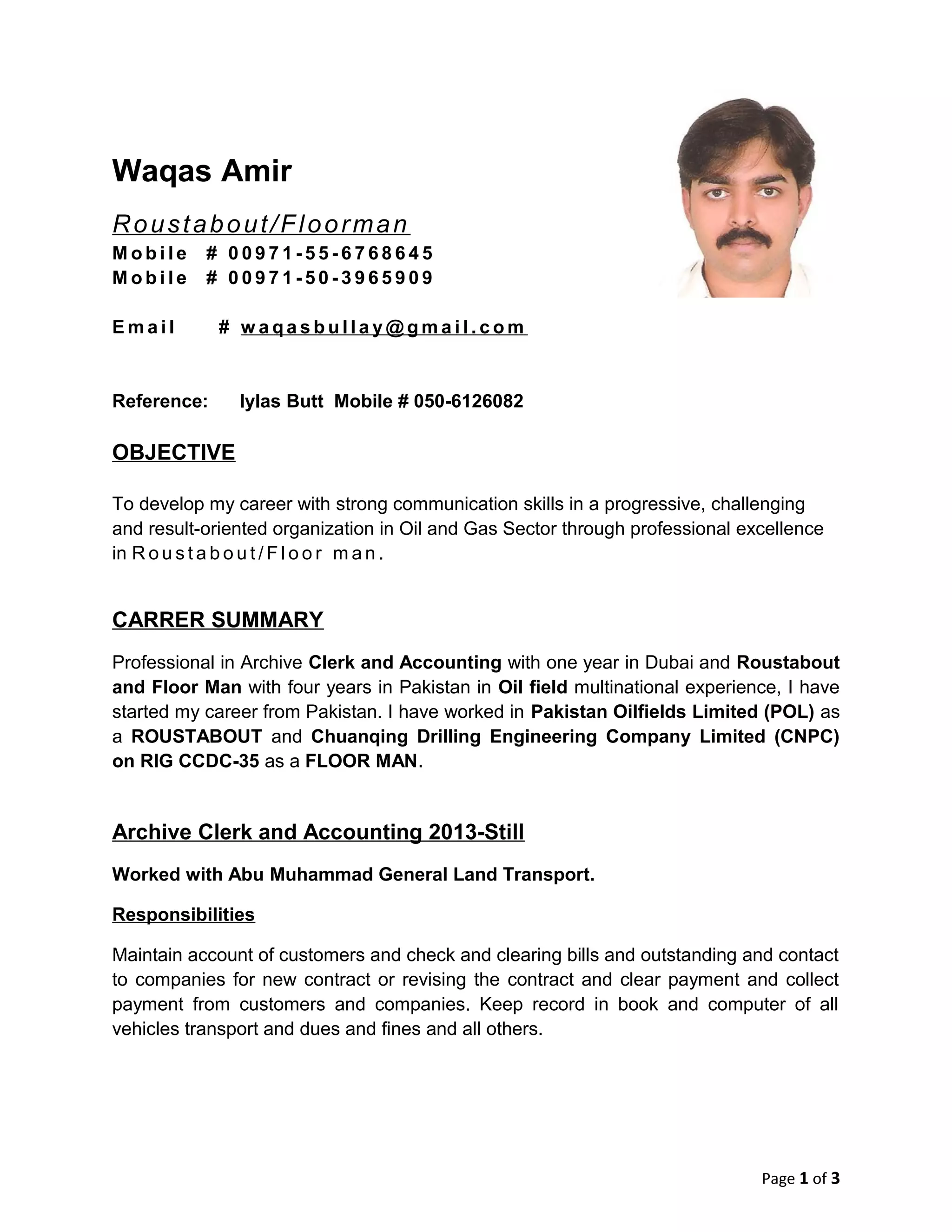 Waqas Updated CV | PDF