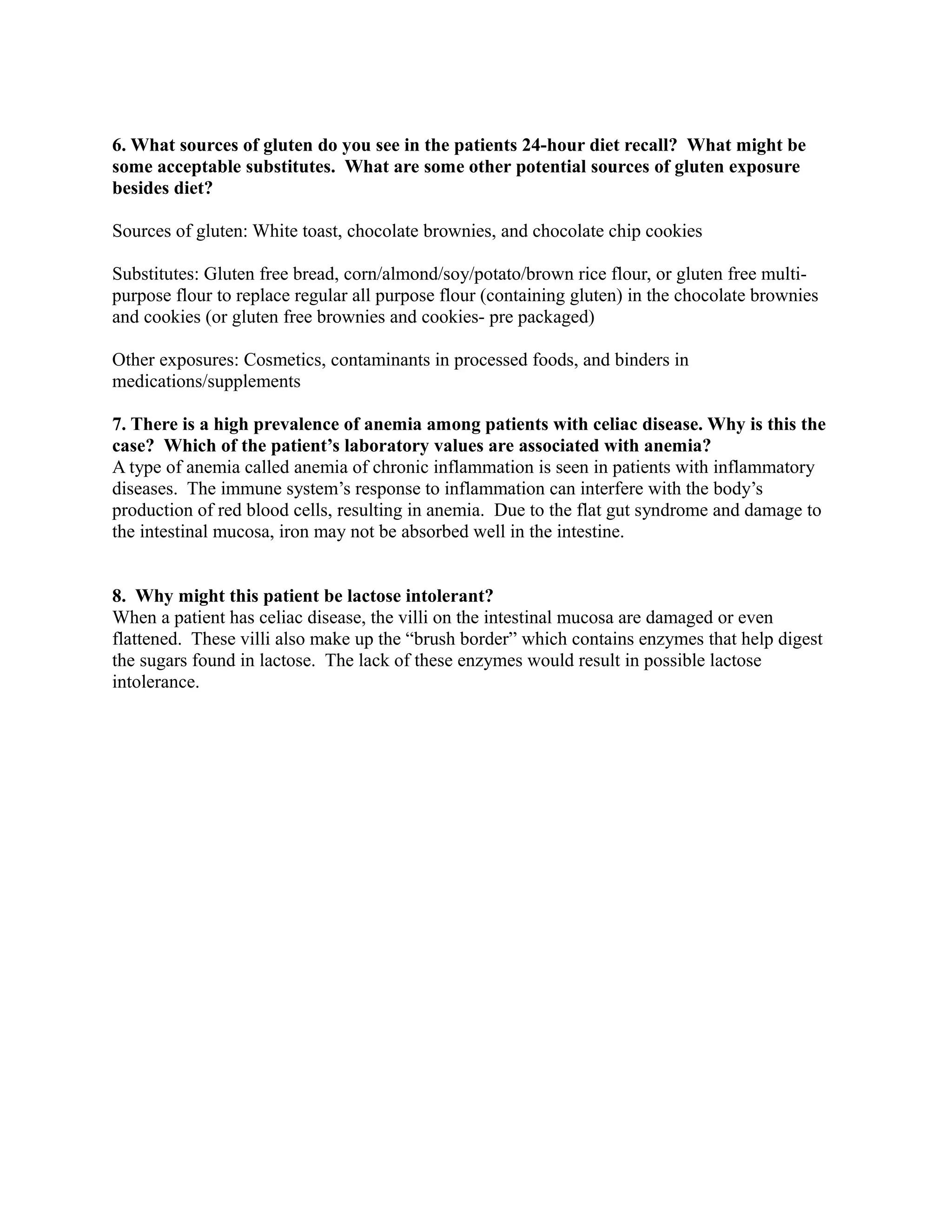 Celiac Case Study | PDF