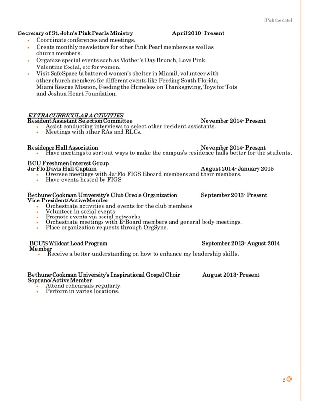 Jessica's Revised Resume | PDF