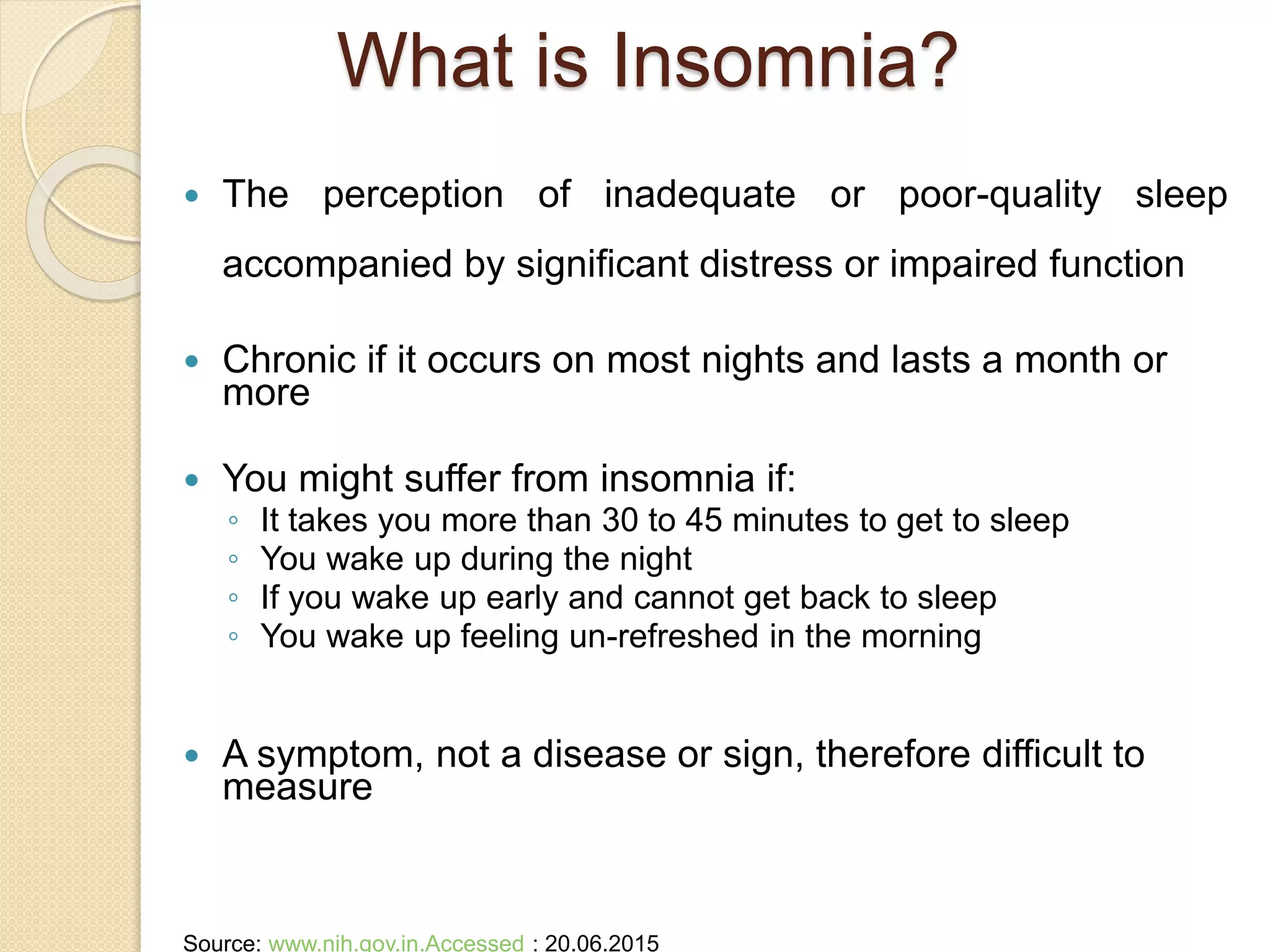 My PPT_Drug treatment of Insomnia | PPTX