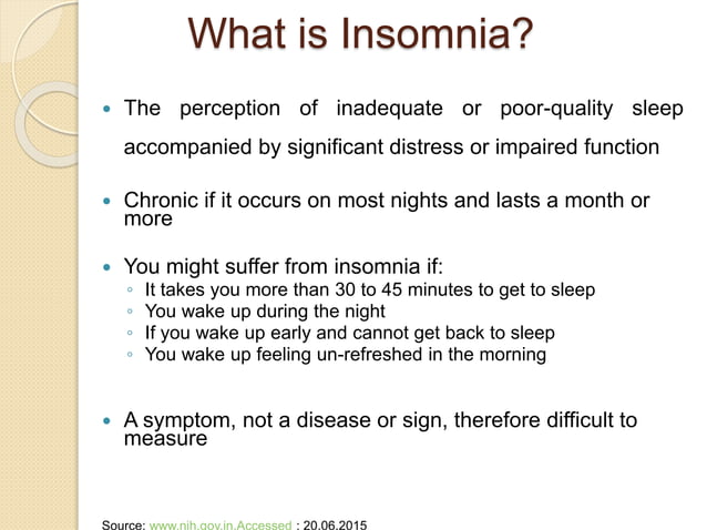 My PPT_Drug treatment of Insomnia | PPTX