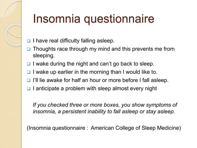 My PPT_Drug treatment of Insomnia | PPTX