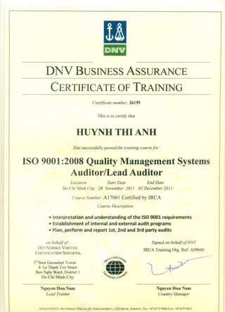 lead auditor 9k | PDF