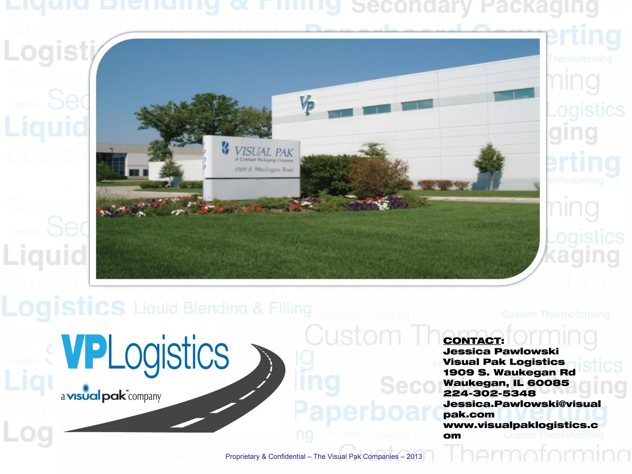 The Visual Pak Companies Overiew | PPT | Logistics | Business