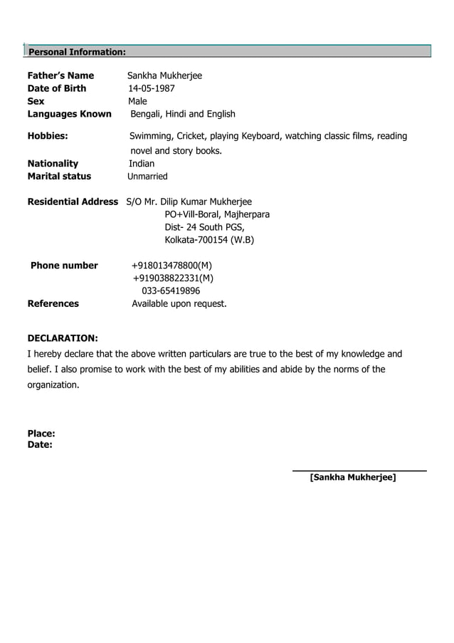 1 sankha Resume faculty | PDF