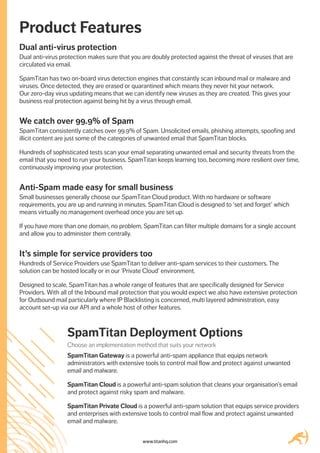 Spamtitan_brochure_V3 | PDF