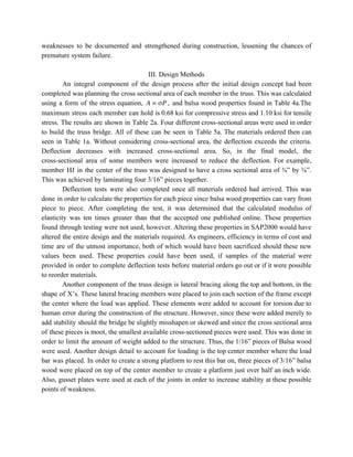 Final Report (Balsa Wood Bridge Design) | PDF