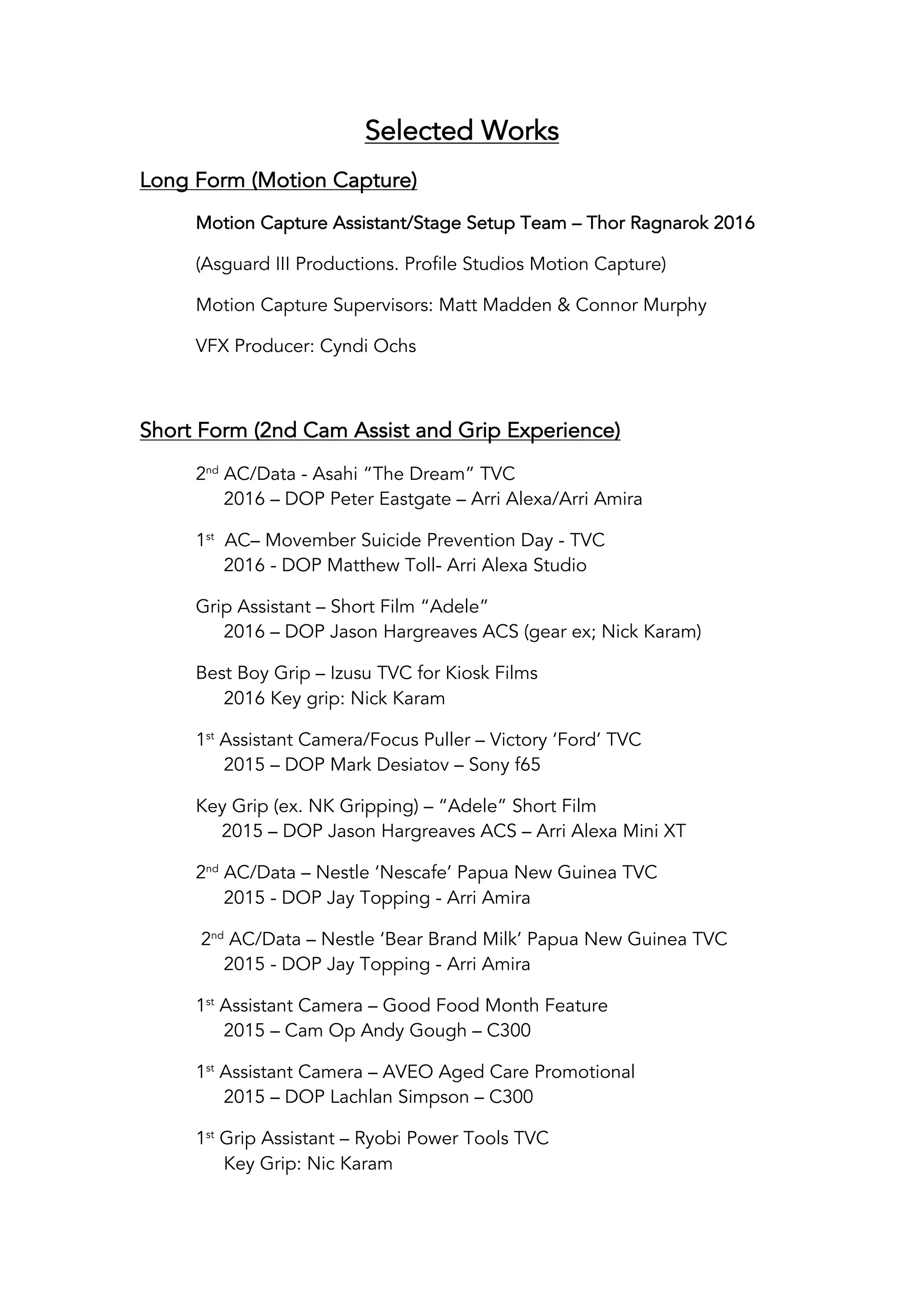 Callum Richardson 2016 CV | PDF