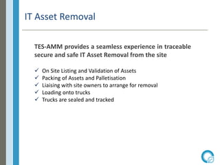 TES-AMM IT Asset Disposition Services | PPTX