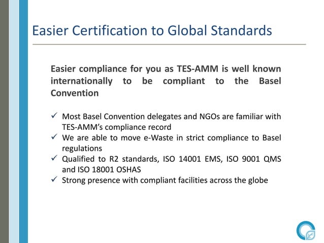 TES-AMM IT Asset Disposition Services | PPTX