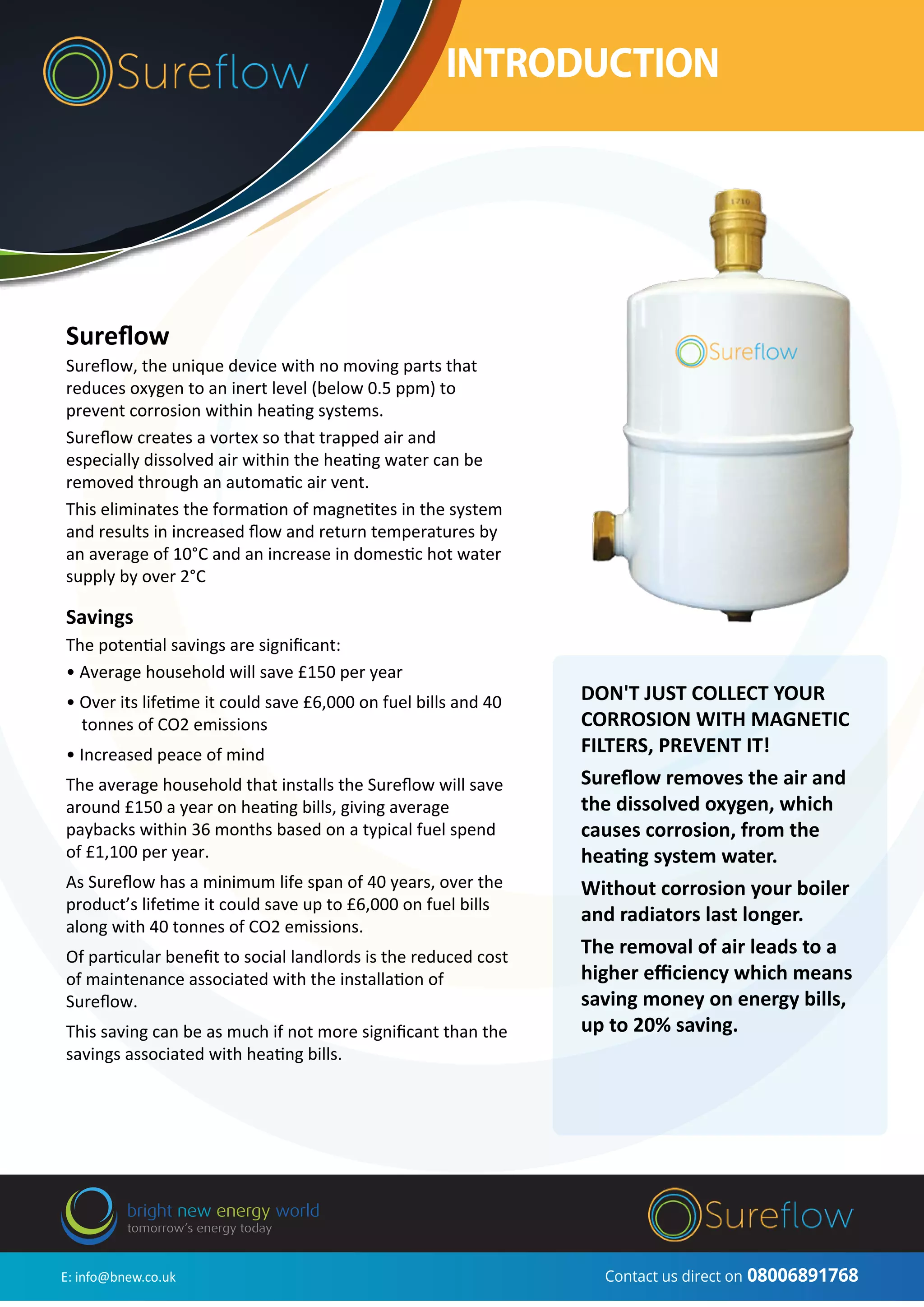 Sureflow Product brochure pr1 | PDF