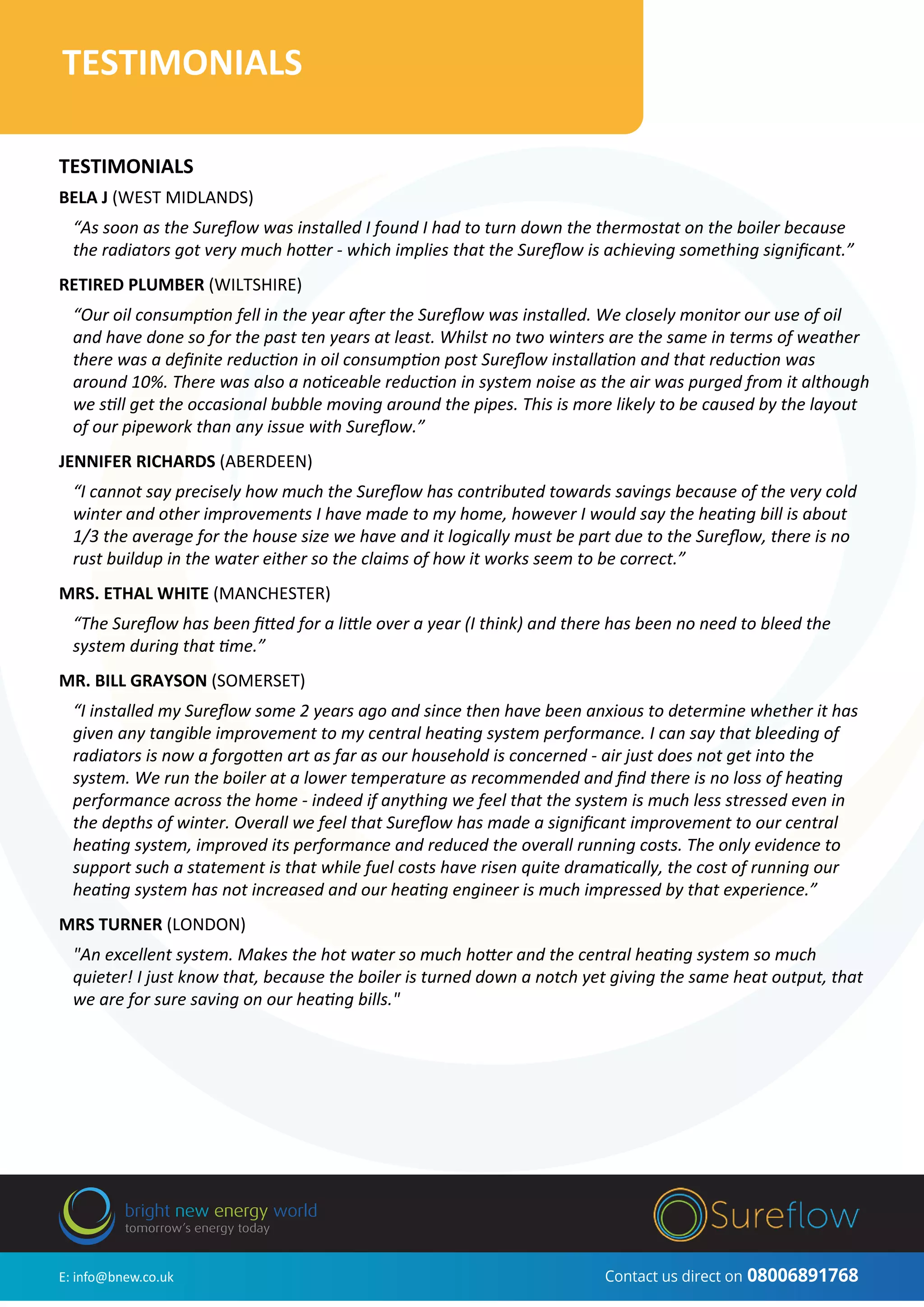 Sureflow Product brochure pr1 | PDF