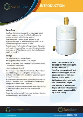 Sureflow Product brochure pr1 | PDF
