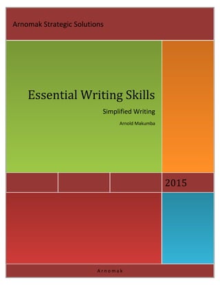 Essentail Writing Skills | DOC