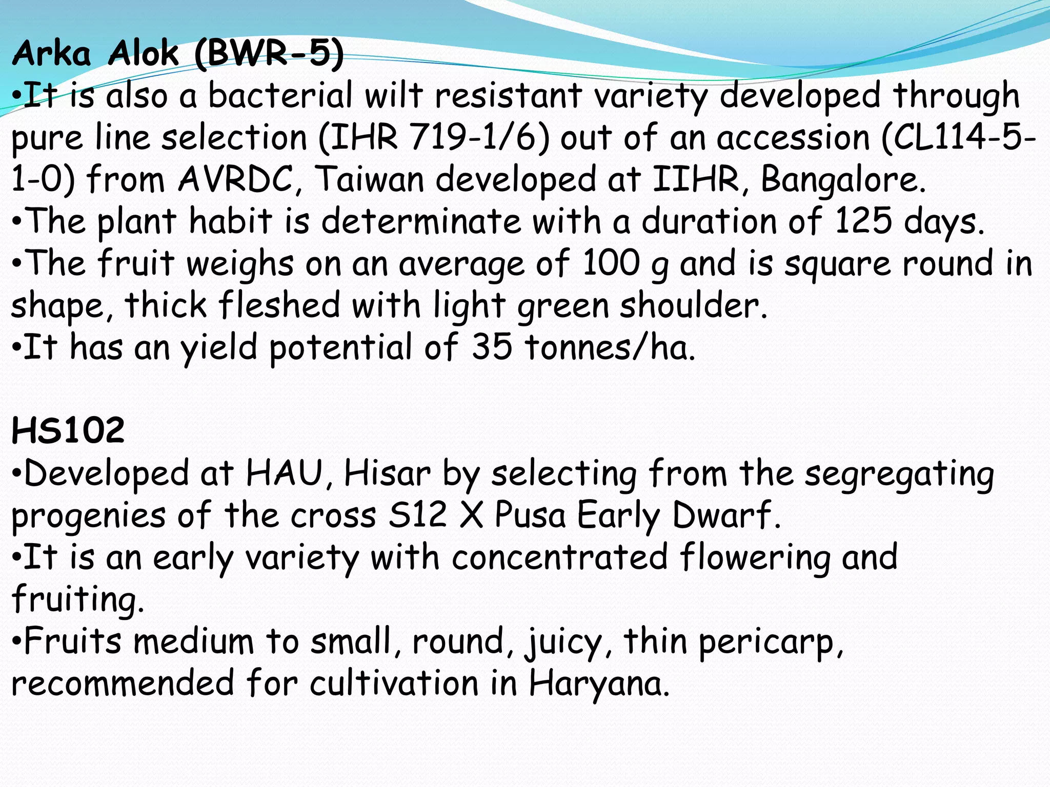 Tomato Breeding | PPTX
