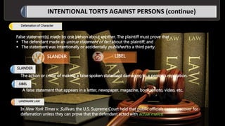 law of Tort | PPTX