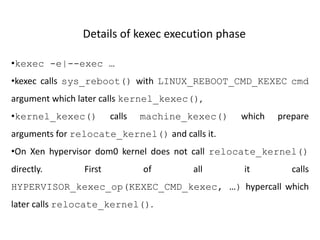 kexec / kdump implementation in Linux Kernel and Xen hypervisor | PDF