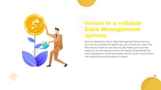 7 Data Management Tips & Best Practices | Database Management Services ...