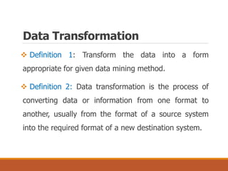 7 data transformation | PPTX