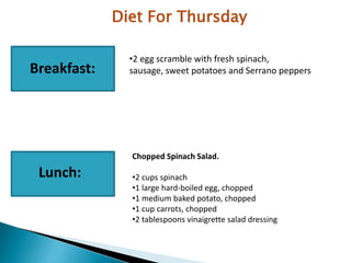 7 days diet plans for women | PPTX