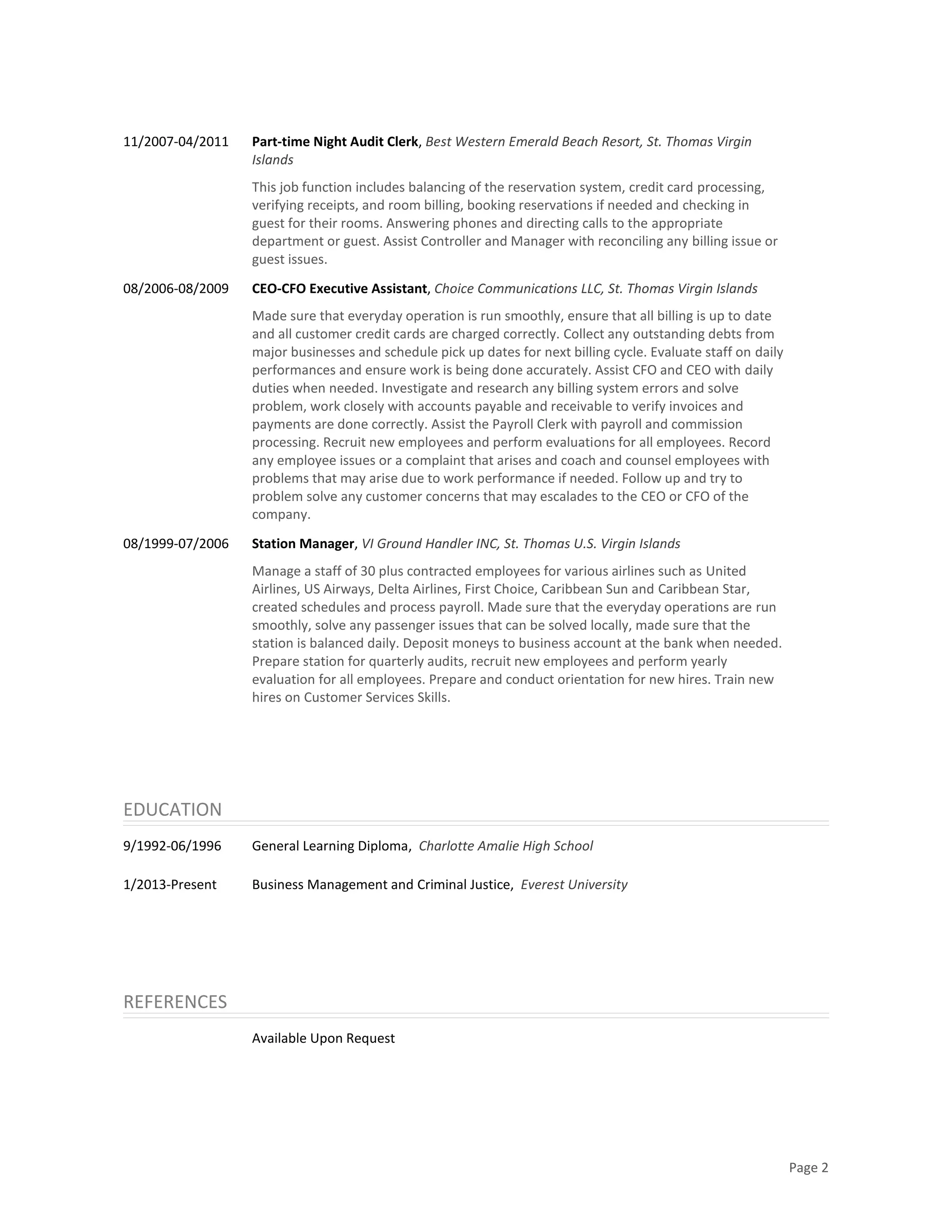 Angie Gumbs Resume 2015 | PDF