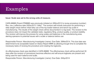 CAPA Pitfalls and Keys | PPT