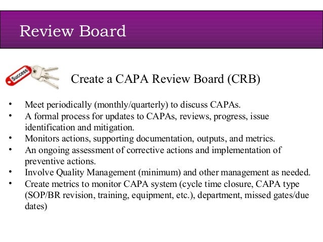 CAPA Pitfalls and Keys