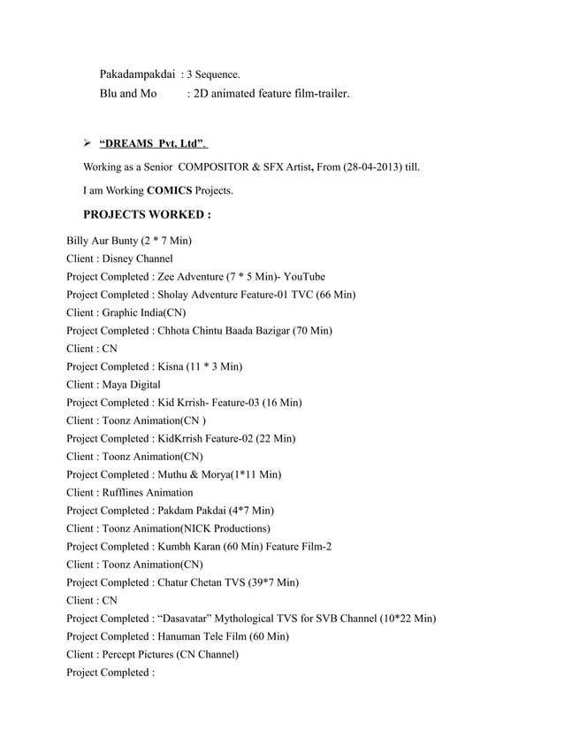 Curriculum Vitae Rakesh | DOC | Technology & Computing