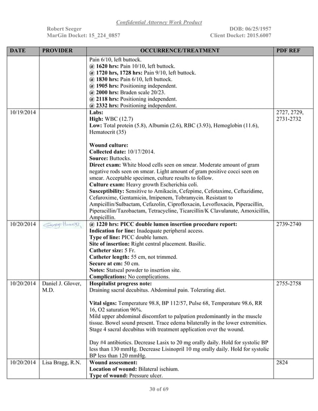 15_224 - SAMPLE - Medical Chronology | PDF | Lung and Respiratory ...