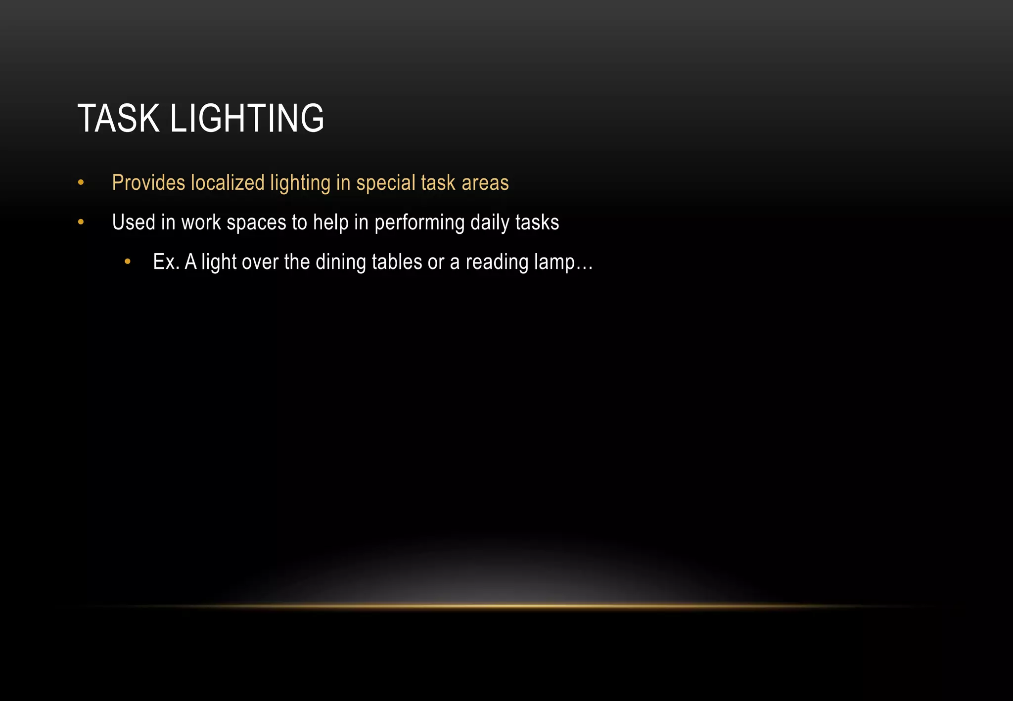 Interior and lighting design | PPTX