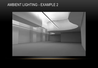 Interior and lighting design | PPTX