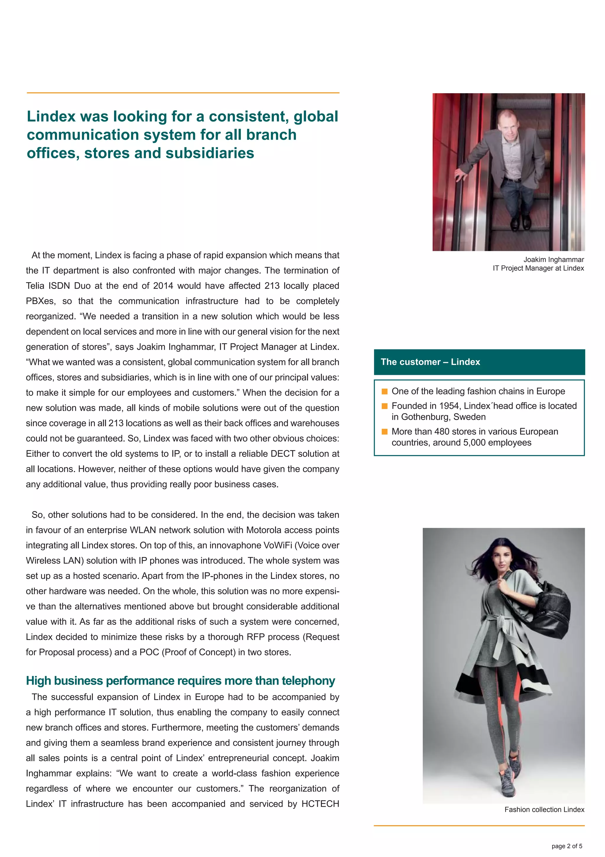 Lindex Case Study | PDF