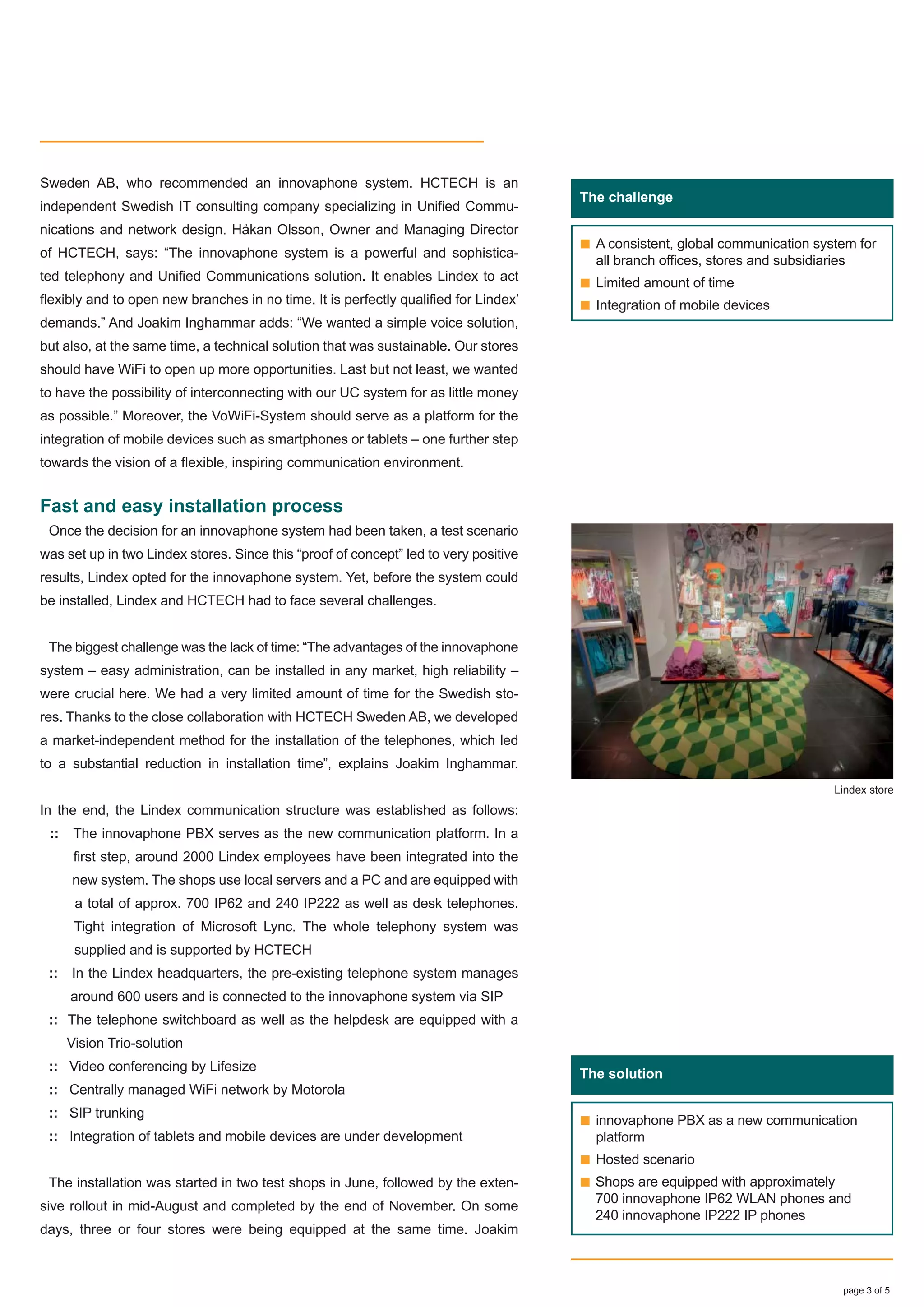 Lindex Case Study | PDF