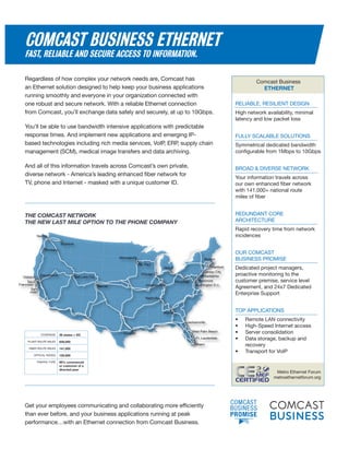 Comcast Ethernet Solutions | PDF