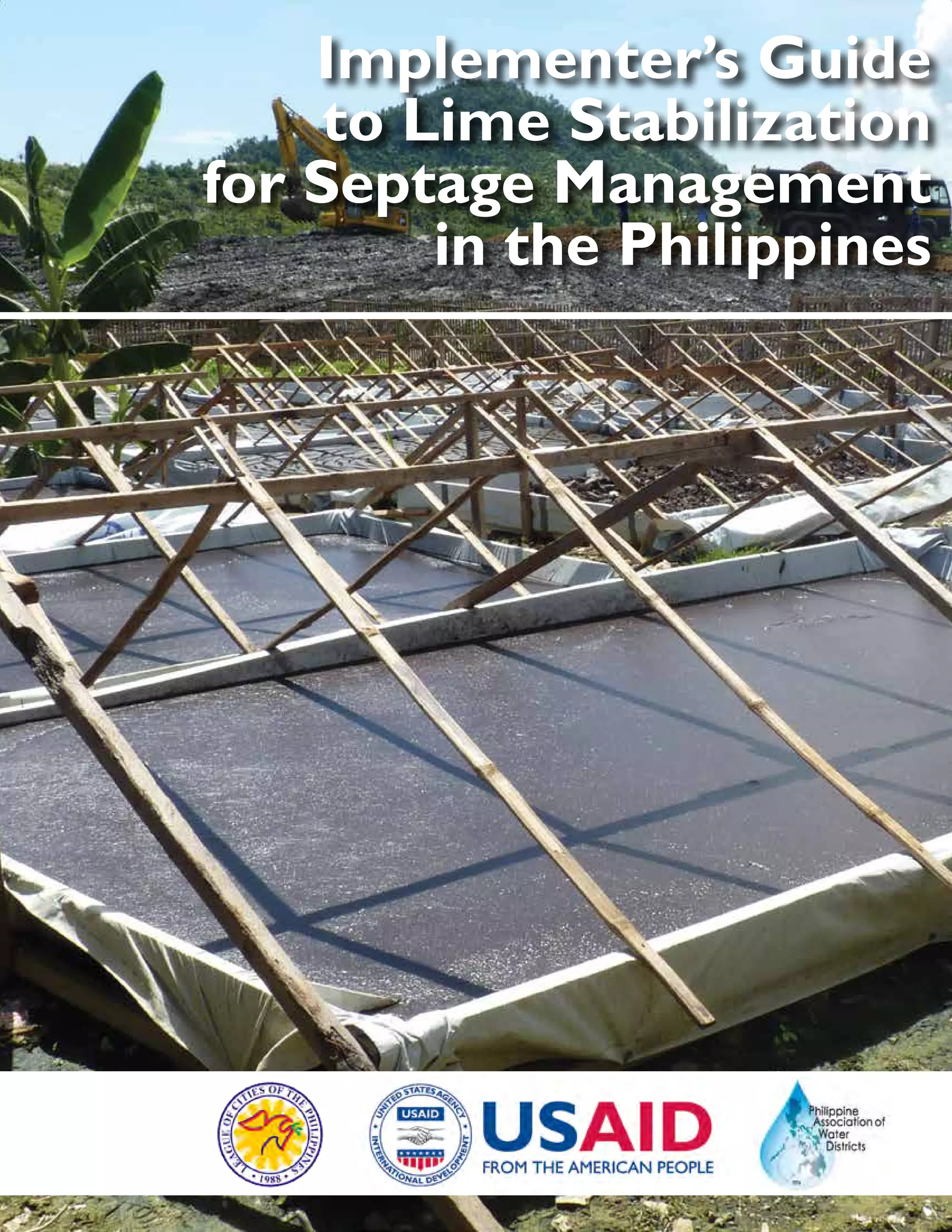 Implementer's Guide to Lime Stabilization for Septage Management in the ...
