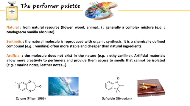Fragrances Chemistry | PPTX | Perfume and Fragrance | Beauty
