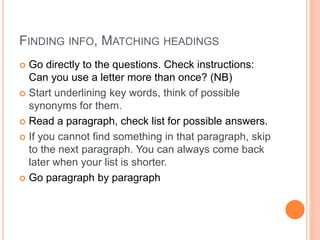 IELTS Reading Skills Workshop_Emel Ortac | PPSX