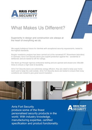 Arris Fort Security Brochure | PDF