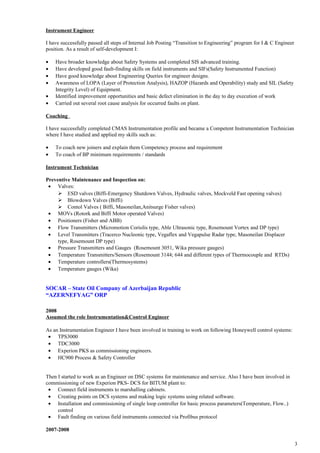 Zamig Aliyev- CV ( V-2 ) | PDF